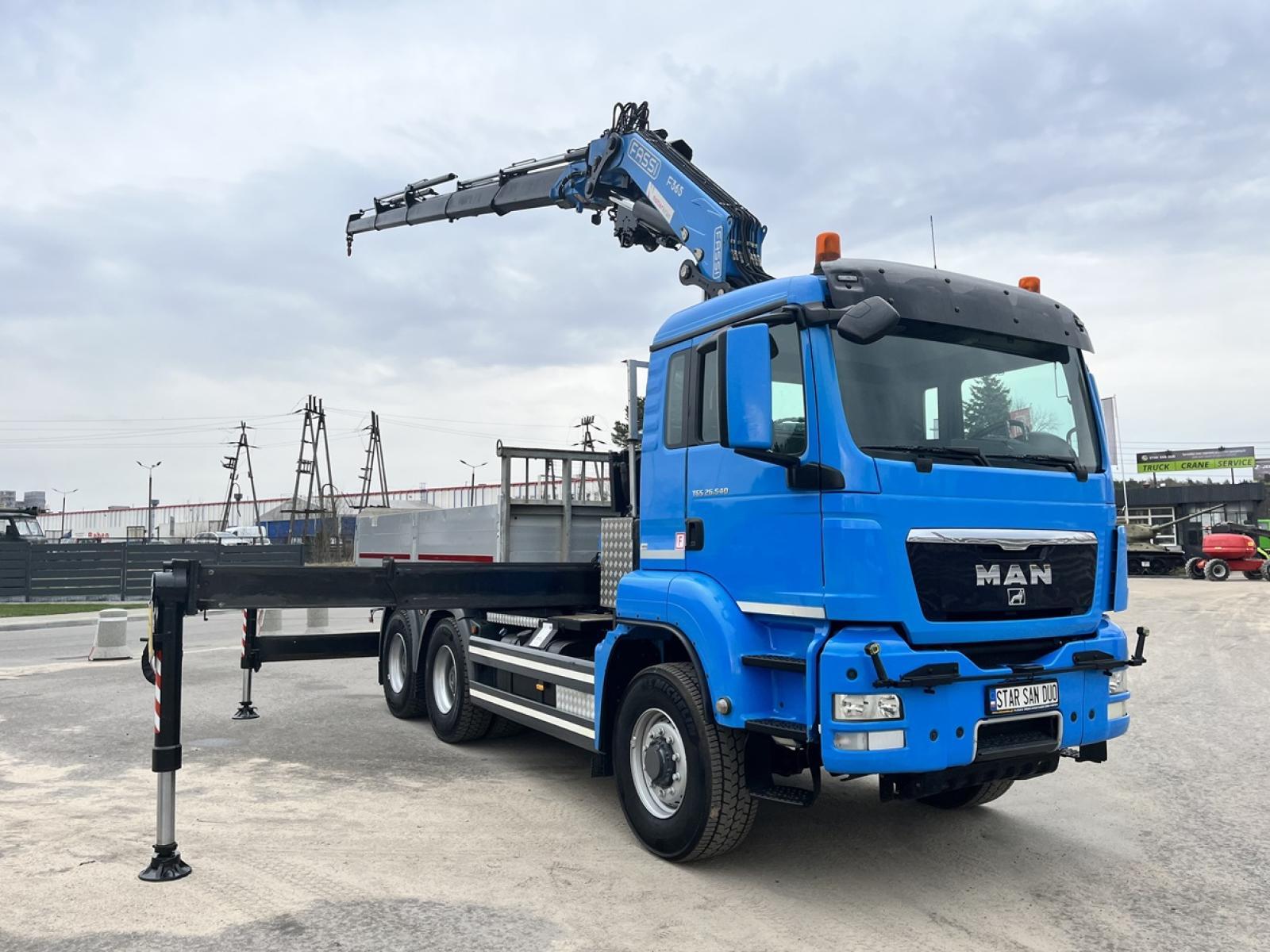 MAN TGS 26.540 6x6H Fassi F365 Crane Winch 5th | Star San Duo