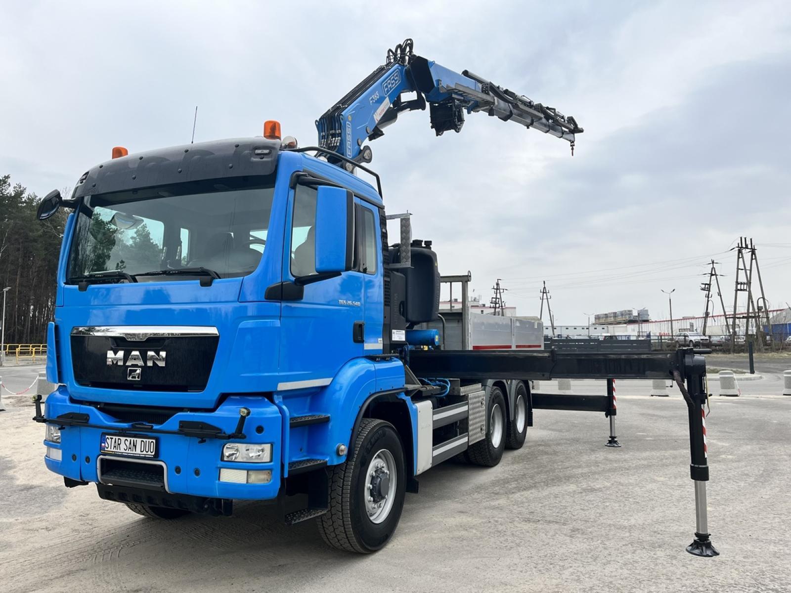 MAN TGS 26.540 6x6H Fassi F365 Crane Winch 5th | Star San Duo